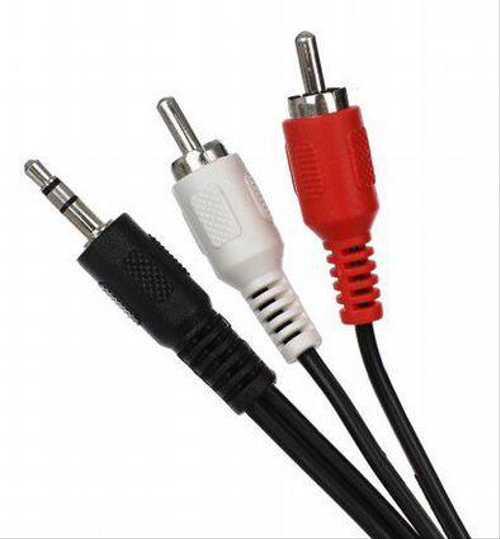 Jack 2 RCA кабель 3.5 провод джек тюльпан шнур 1.5