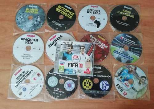 Диски из журнала Total Football и fifa 11-12