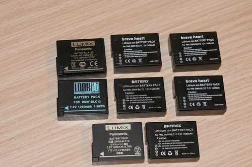 Аккумуляторы dmw-blc12 для Panasonic g7 g80/85 G5