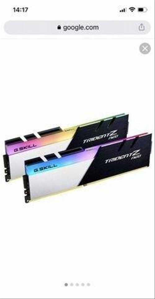 Оперативная память G.Skill Trident Z Neo DDR4 2x8G