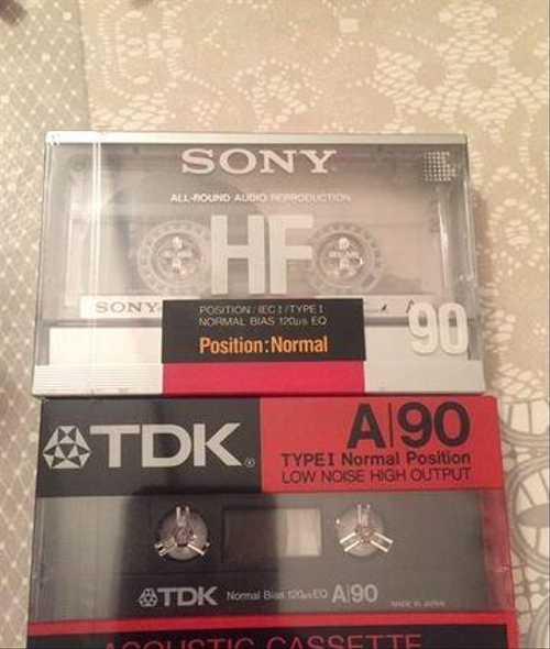 Аудиокассета sony, TDK 90