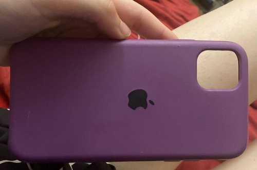 Оригинальныц чехол на айфон 11 (фиолетового цвета)