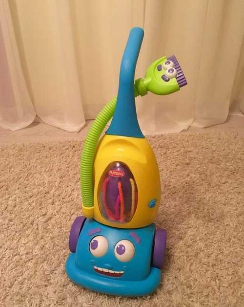 Говорящий пылесос. Детский пылесос ELC. Hasbro Playskool Crew Dusty the talking Vacuum Review.