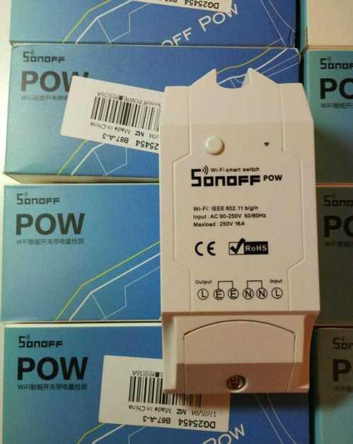WiFi реле питания Sonoff POW 16A