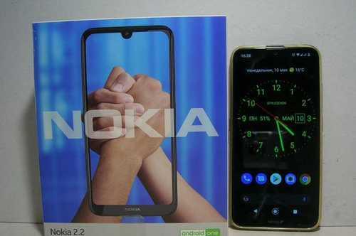 Смартфон Nokia 2.2 Black (TA-1188) полный комплект