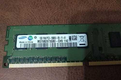 Samsung 1gb DDR3 1rx8 pc3-10600u-09-11-a1