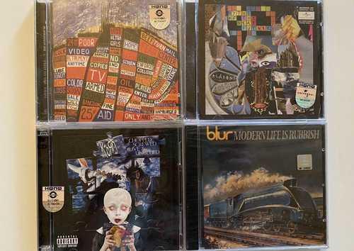 Музыка на CD Radiohead, Blur, Korn, Klaxons