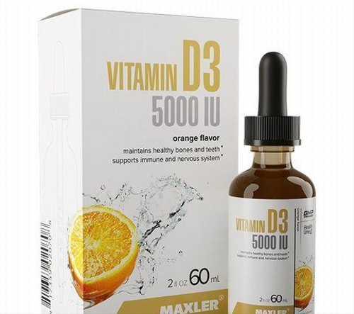 Витамины maxler Vitamin D3 5000 IU drops 60 мл