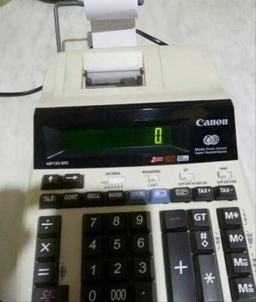 Калькулятор бухгалтерский Canon MP120-MG