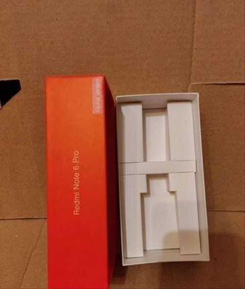 Коробка от смартфона Redmi Note 6 Pro