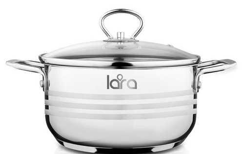 Кастрюля lara LR02-02 серия Standart 2.3л