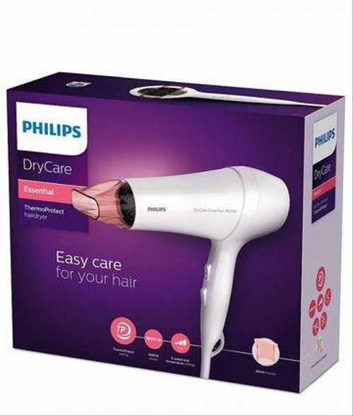 Новый фен Philips BHD017/40 белый