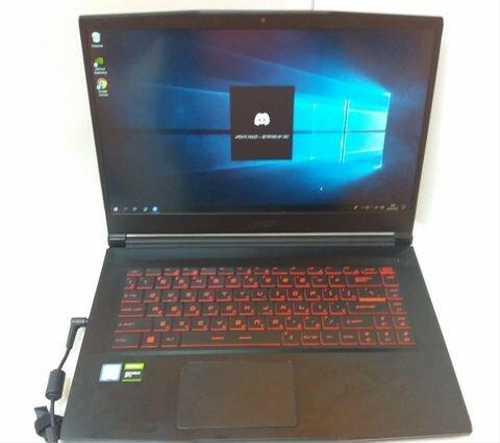 Ноутбук msi gf63 thin 9scsr 1026xru обзор