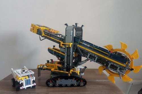 Lego technic 42055 роторный экскаватор
