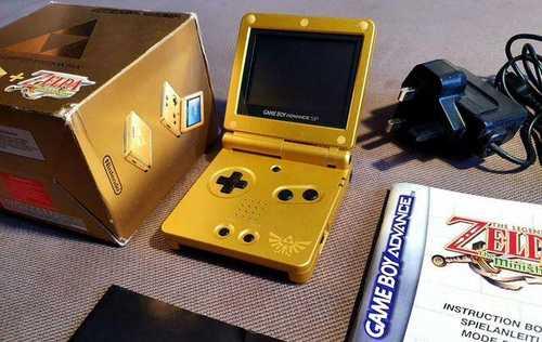 Gameboy advance sp Zelda limited edition pak