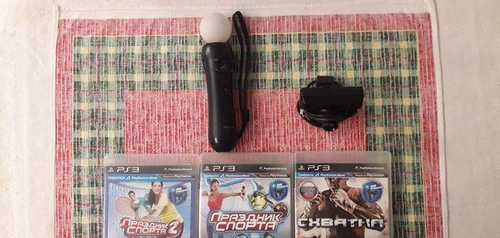 PS Move PS3 джойстики,игры,аксесуары