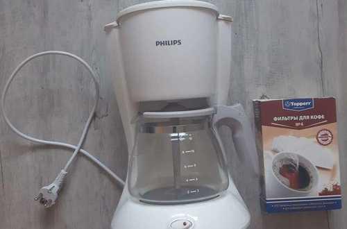 Кофеварка капельного типа Philips HD7447 White