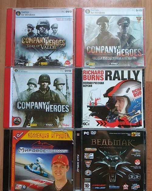 Игры для PC. Сталкер,Company of heroes,ведьмак,Ric