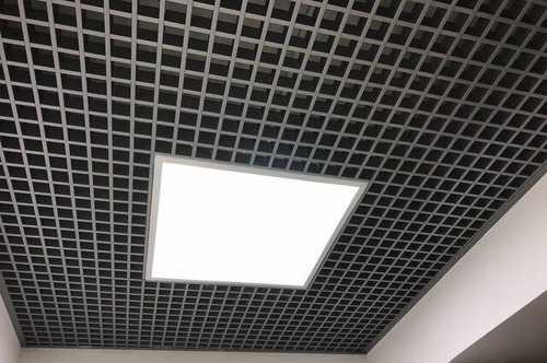 Подвесной потолок Grigliato-E " 50x50 н60 чёрный м