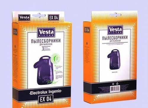 Пылесборники в ассортименте Vesta EX 04