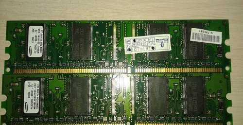 DDR PC3200 128MB - 2-е планки