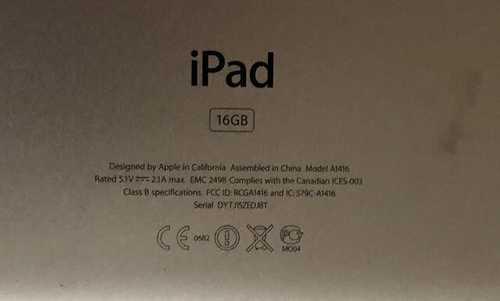 Прод iPad 3 (A1416) 16 гб
