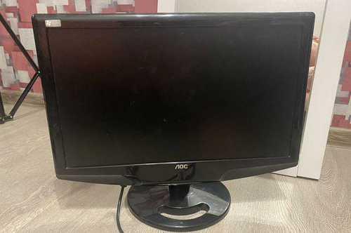 Монитор ЖК 19" широкоформатный AOC TFT185W80PS чер