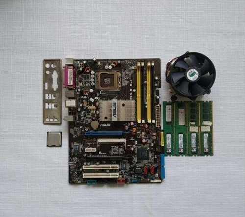 Asus P5N-E SLI + E5700 + 4GB DDR2 + Кулер