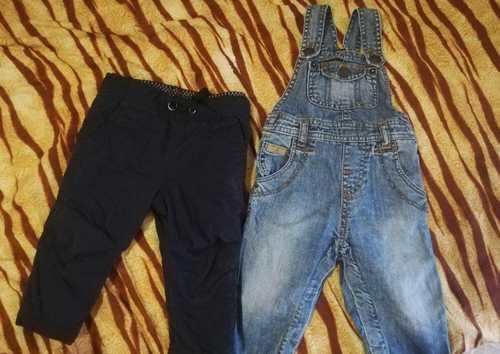 Джинсовый комбинезон и штаны Zara