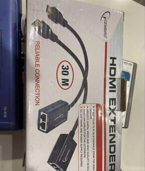 Удлинитель hdmi по витой паре Gembird/Cablexpert