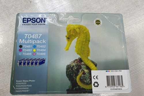 Картриджи Epson T0487