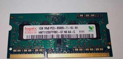 SO-dimm DDR3 1066 1Gb Hynix