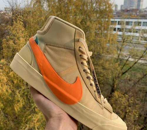 Nike x off-white blazer mid orange by Virgil Abloh