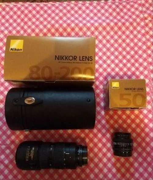 Nikon 80-200, 50 (обмен на 85)