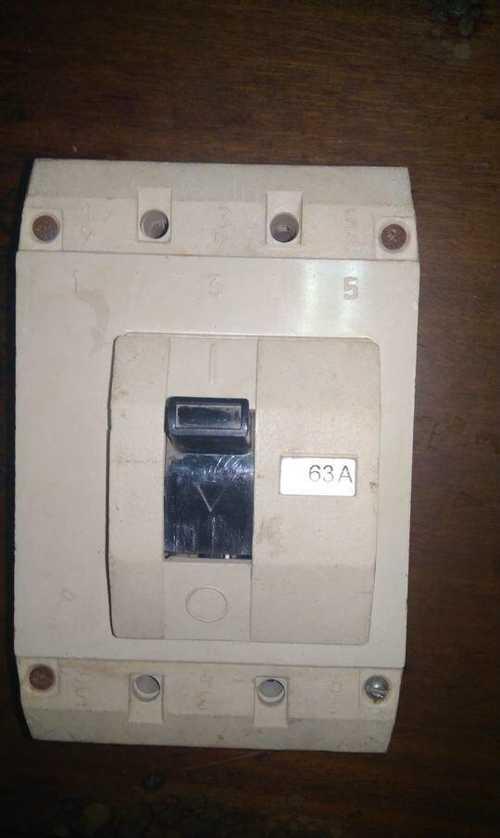 Выключатель автоматический ва04-36 63А