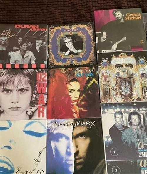 Виниловые пластинки A-ha/Madonna/Duran Duran/Elton