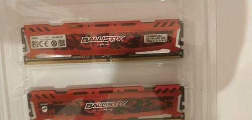 Оперативная память ddr4 8gb (4x2) Crucial Balistix