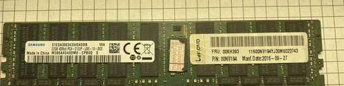 RAM 32GB Samsung DDR4 2133MHz PC4-2133p