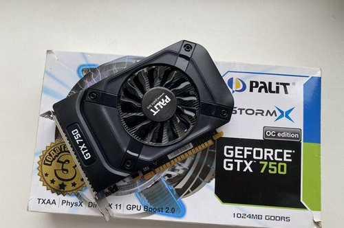 Видеокарта GTX 750