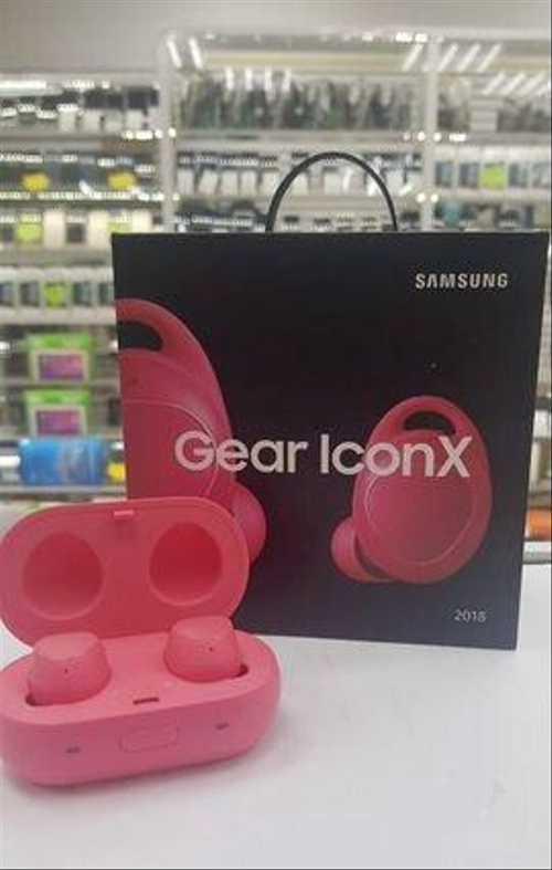 Беспроводные наушники Samsung Gear IconX (розовые)