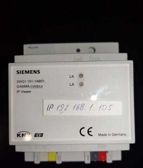 Веб-сервер Siemens KNX-IP Siemens 5WG1151-1AB01