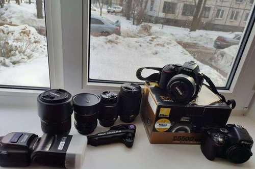 Фотооборудование зеркалка Nikon d5500