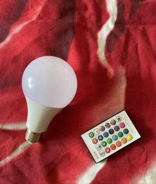 Лампа светодиодная RGB