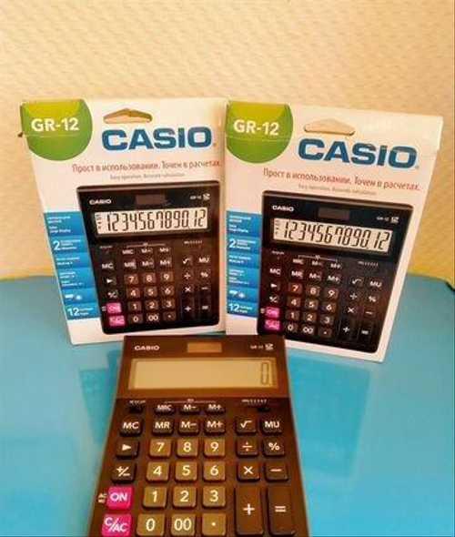 Калькулятор настольный Casio GR-12