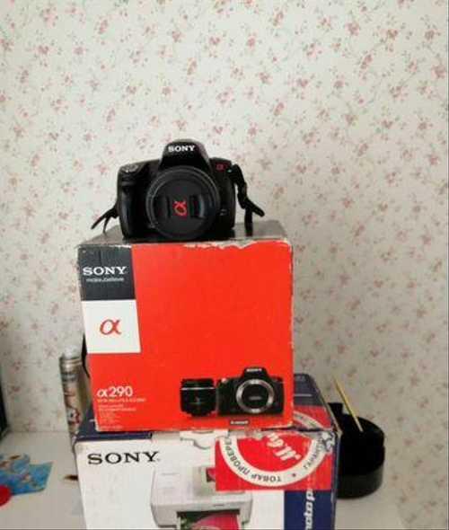 Зеркальный фотоаппарат sony