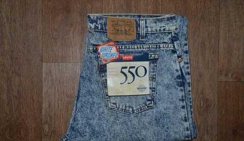 Джинсы Levis 550 W40 L30, Made in USA, 1988г