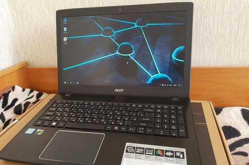 Acer Aspire E15 как новый (SSD 128GB+HDD 500GB)