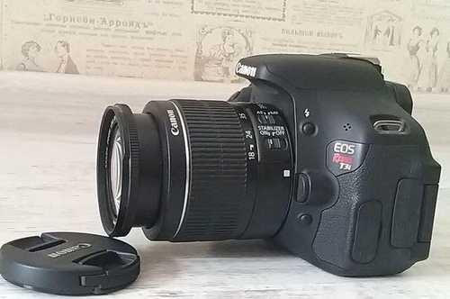 Фотоаппарат Canon 600D Rebel T3i + EFS 18-55 mm