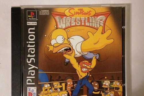 Игра Simpsons Wrestling для PS1