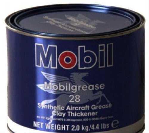 Синтетическая пластичная смазка Mobilgrease 28